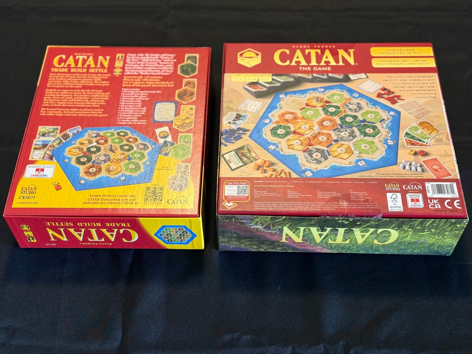 Catan 6th Edition: examining side-by-side with 5th Edition
